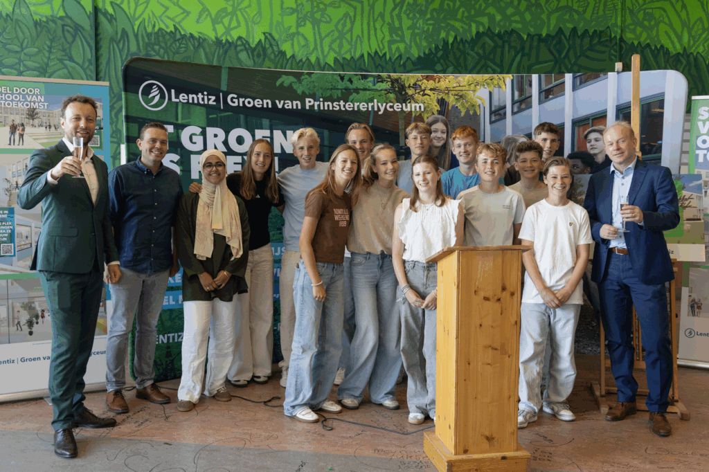 Leerlingen zetten eerste stap naar nieuwe Campus Groen van Prinsterer ...