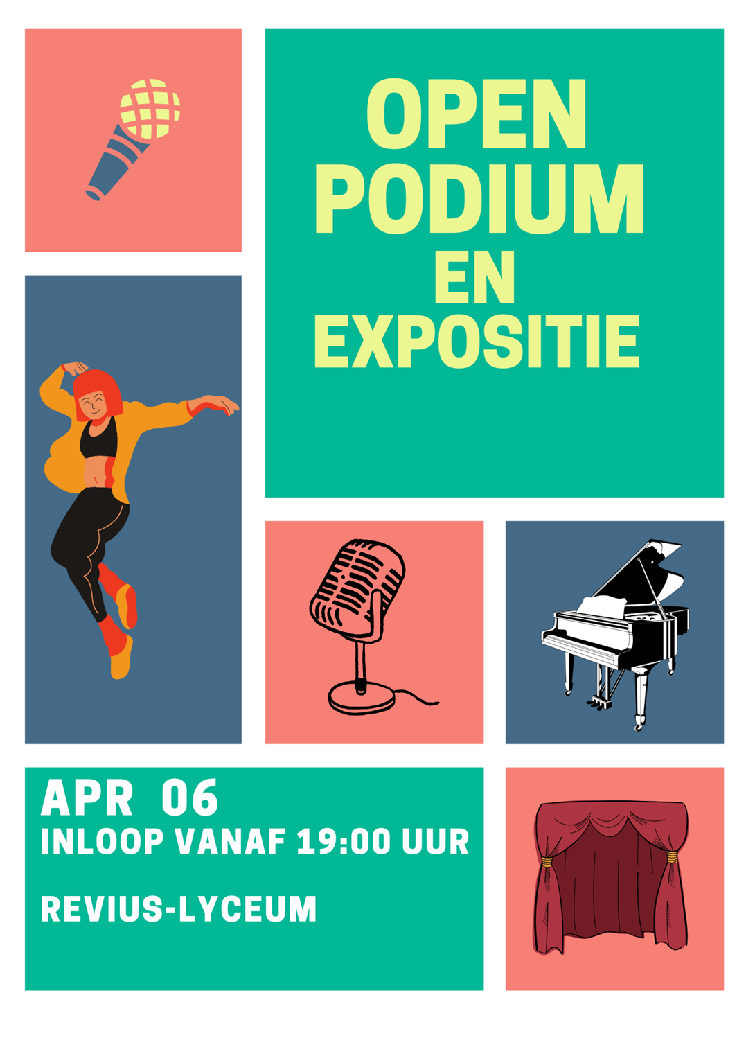 Open podium 6 april - Lentiz | Reviuslyceum